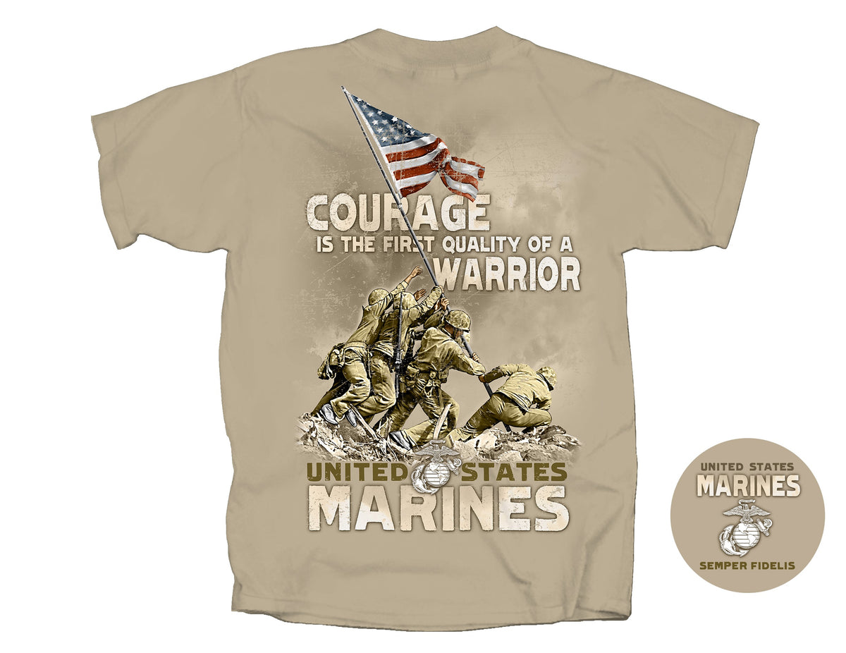 Marine Courage Warrior T-Shirt – The Gift Hangar